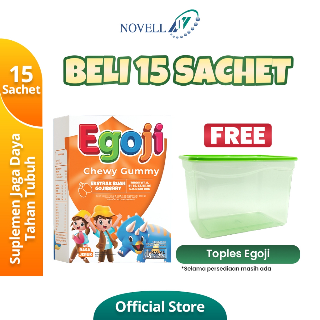 Jual Egoji Chewy Gummy – Multivitamin Bantu Jaga Daya Tahan Tubuh FREE ...