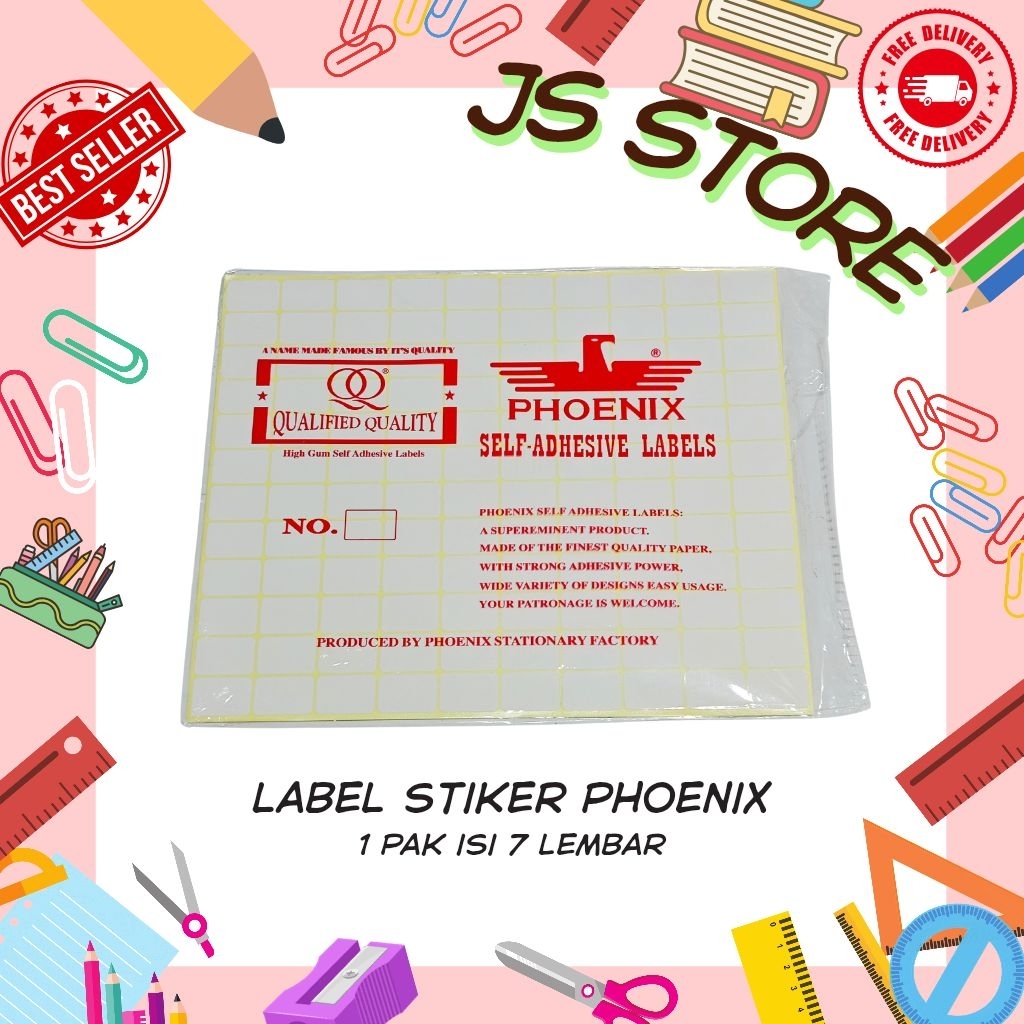 Jual Stiker Label Nama Undangan Harga Phoenix 103 / 109 / 110 / 111 ...