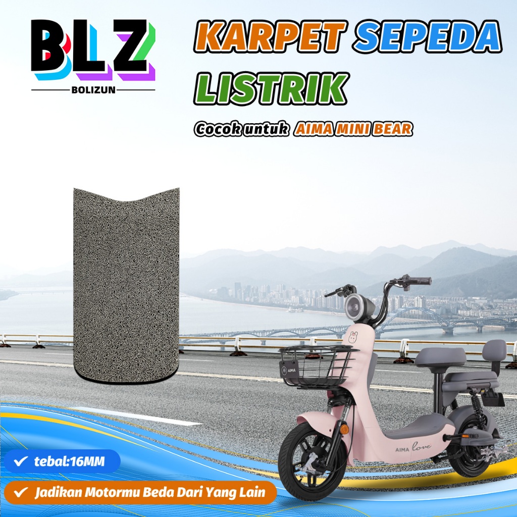 Jual BOLIZUN Karpet Pvc Mie Bihun Custom Karpet Sepeda Listrik AIMA ...