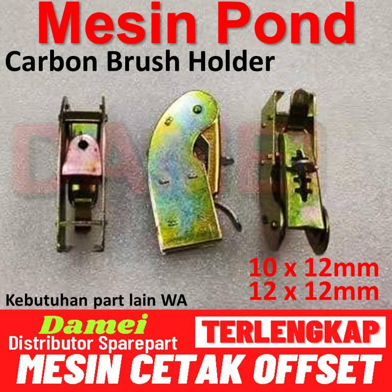 Jual Carbon Brush Holder Pond Die Cutting Penjepit Arang Mesin Pond ...