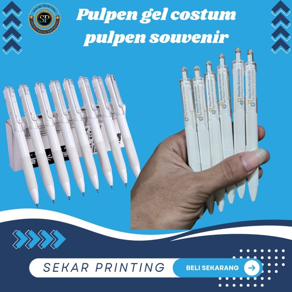 Jual CUSTOM PULPEN GEL/PULPEN SOVENIR/ COSTUM PULPEN GEL MURAH | Shopee ...