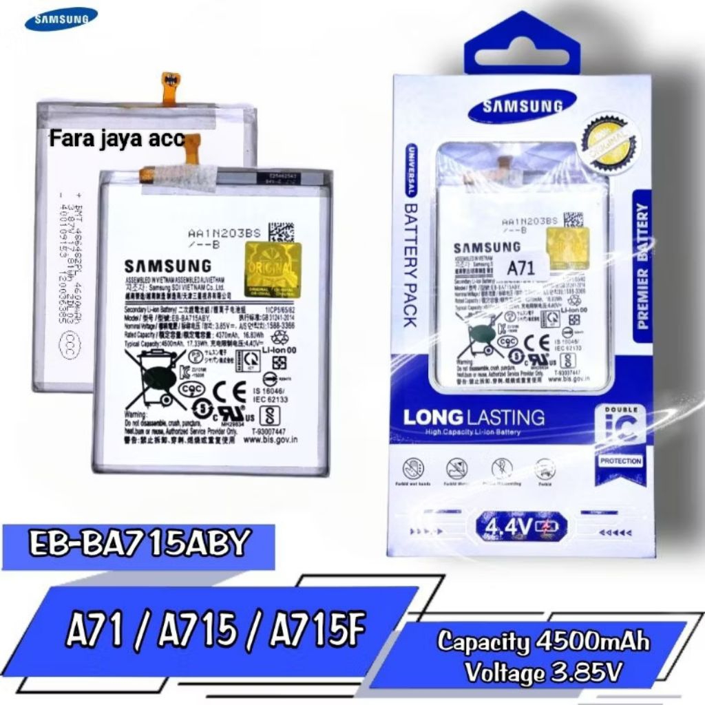 Jual Baterai Samsung ORIGINAL For Samsung A71/A715/A715F Model EB ...
