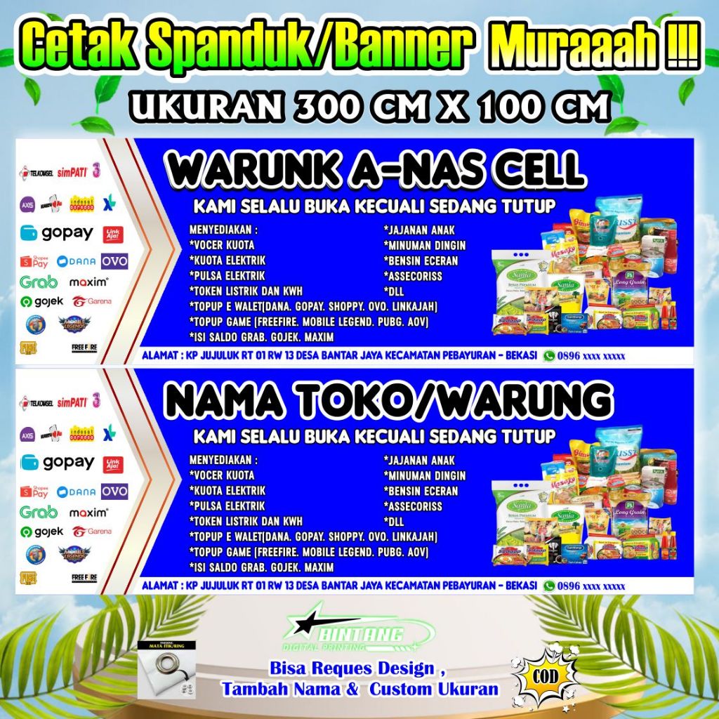 Jual Banner 3X1 Terlengkap & Harga Terbaru Mei 2026 | Shopee Indonesia