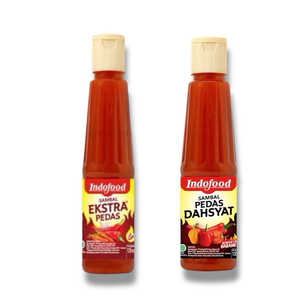 Jual INDOFOOD SAMBAL EXTRA PEDAS / PEDAS DAHSYAT 135ML | Shopee Indonesia