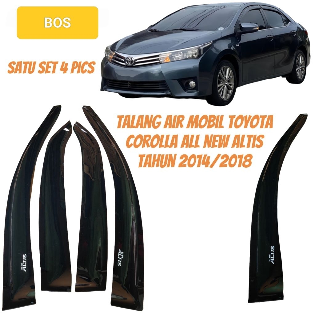 Jual talang air mobil Toyota Corolla all new Altis gen3 model slim ...