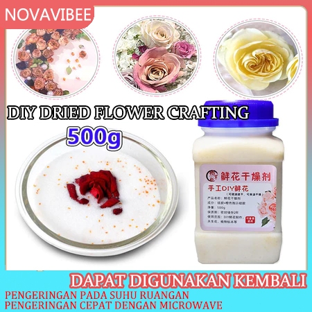 Jual Reusable Silica Gel Powder 500gr Pengawet Bunga Segar Pengawet ...