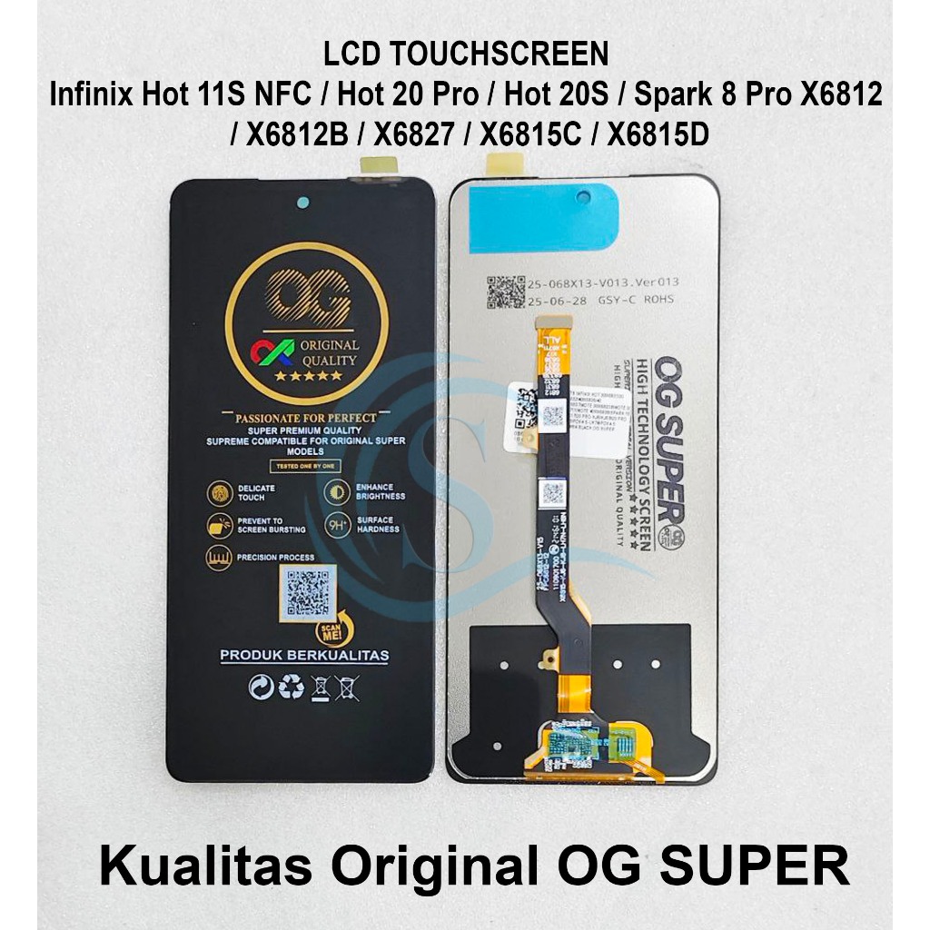 Jual LCD Touchscreen Infinix Hot 11S NFC / Hot 20 Pro / Hot 20S / Spark ...
