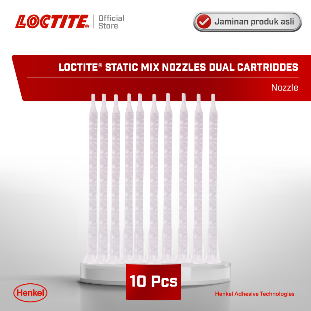Jual Henkel LOCTITE Static Mixer Nozzles - 50ML 20E, LUER (10PCS ...