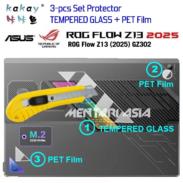Jual Rear Small Window Protector ASUS ROG Flow Z13 2025 - KAKAY Premium ...