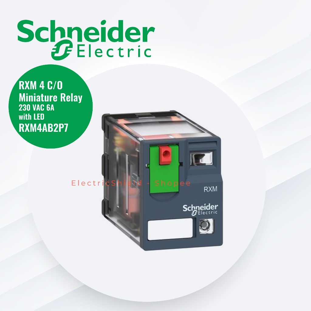 Jual Relay RXM 4 C/O 230VAC 6A with LED - RXM4AB2P7 | Shopee Indonesia