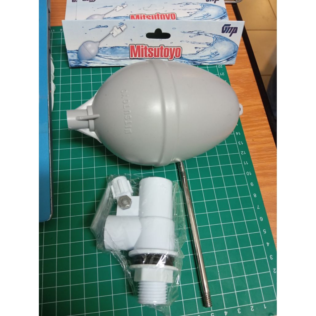Jual Pelampung Air Otomatis 1/2" Mitsutoyo PVC ( Floating Valve ) Untuk ...