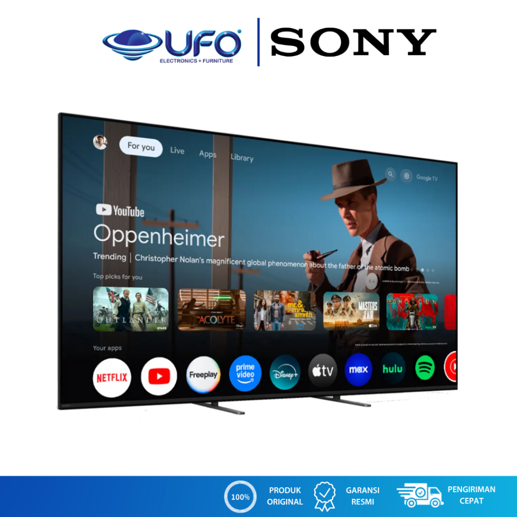 Jual SONY 55 INCH SMART GOOGLE TV MINI LED 4K HDR K55XR50 | Shopee ...