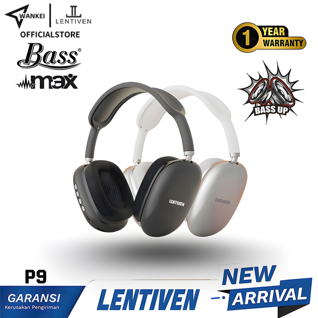Jual WANKEI LENTIVEN Headphone Bluetooth HIFI Stereo EARPHONE Bluetooth ...