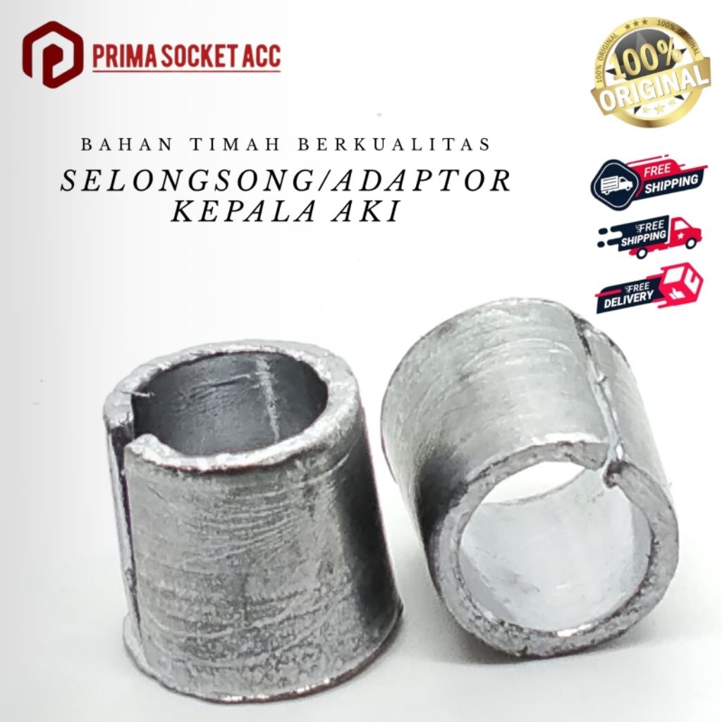 Jual Selongsong Kepala Aki Timah/Selongsong Adaptor Kepala Aki bahan ...