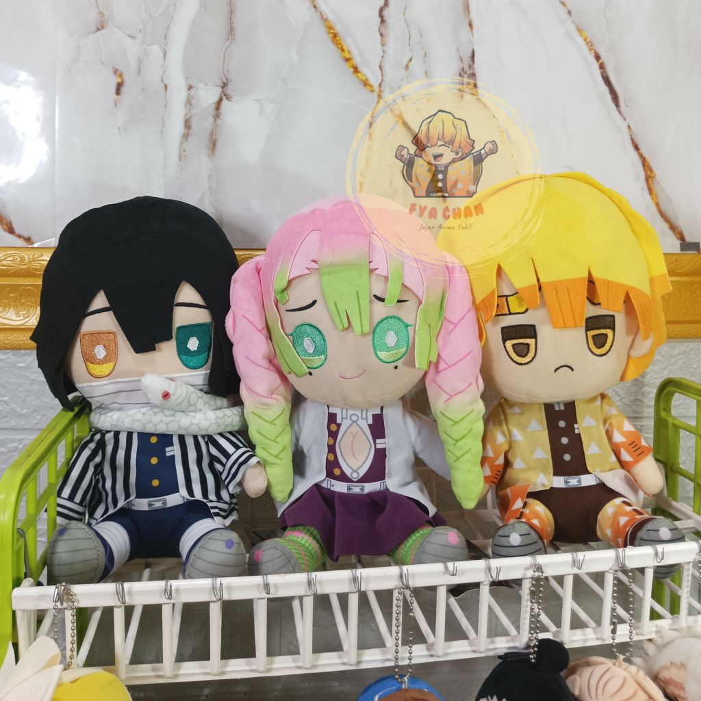 Jual Obanai Mitsuri ObaMitsu Big Furyu Kyurumaru Plush Boneka Anime ...