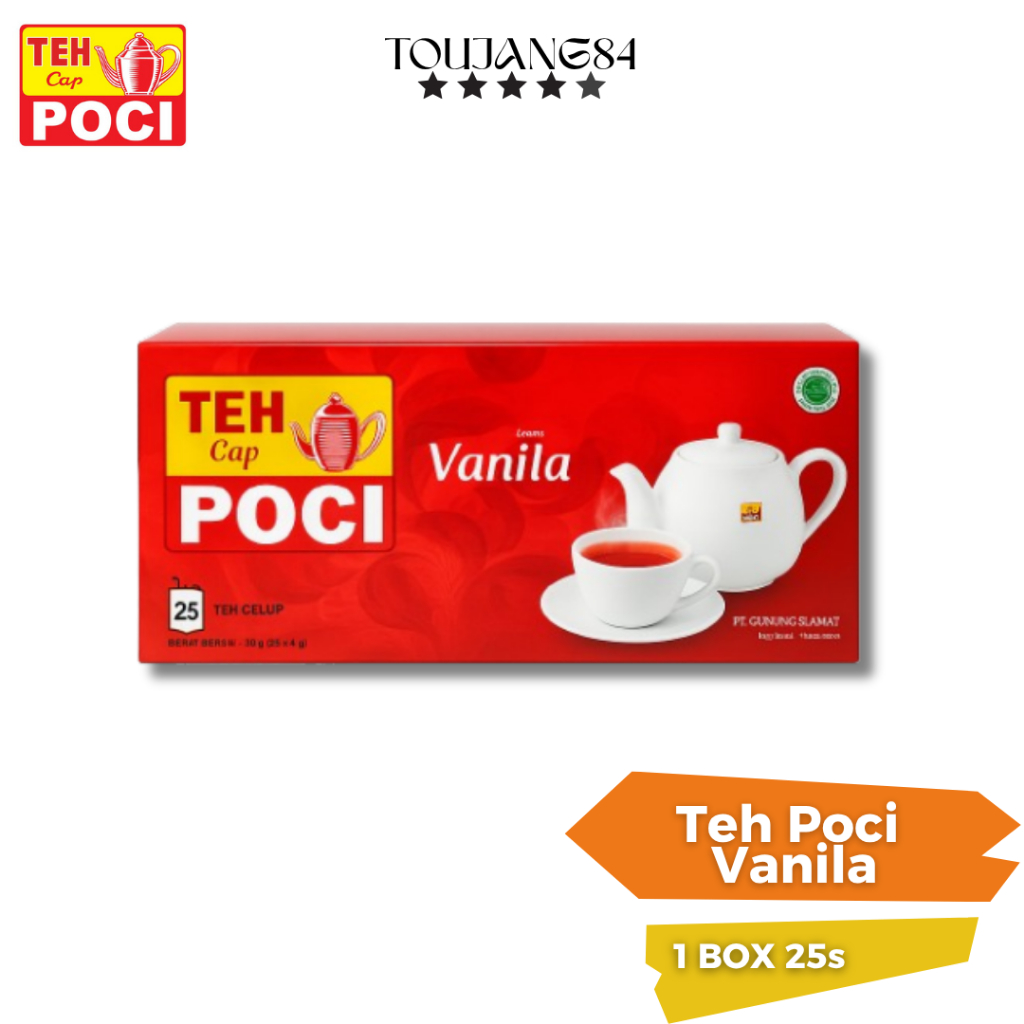 Jual Teh Poci Celup Vanila Box 25 Kantong @2g | Shopee Indonesia