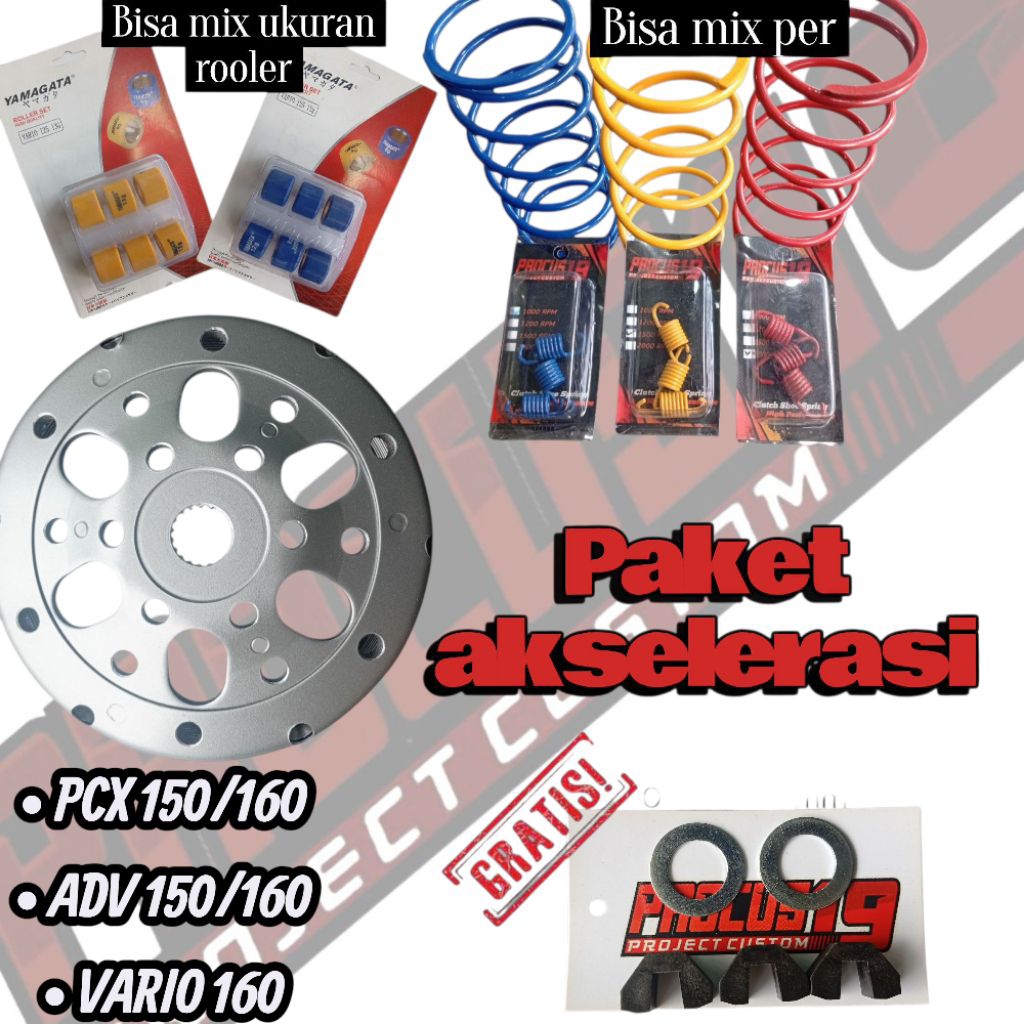 Jual Paket Upgrade Cvt Pcx 150 160 Adv 150 160 Vario 160 | Shopee Indonesia