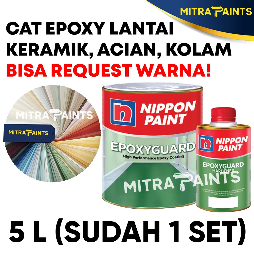 Jual EPOXY GUARD TINTING 5 LITER SET / CAT EPOXY LANTAI KERAMIK CARPORT ...
