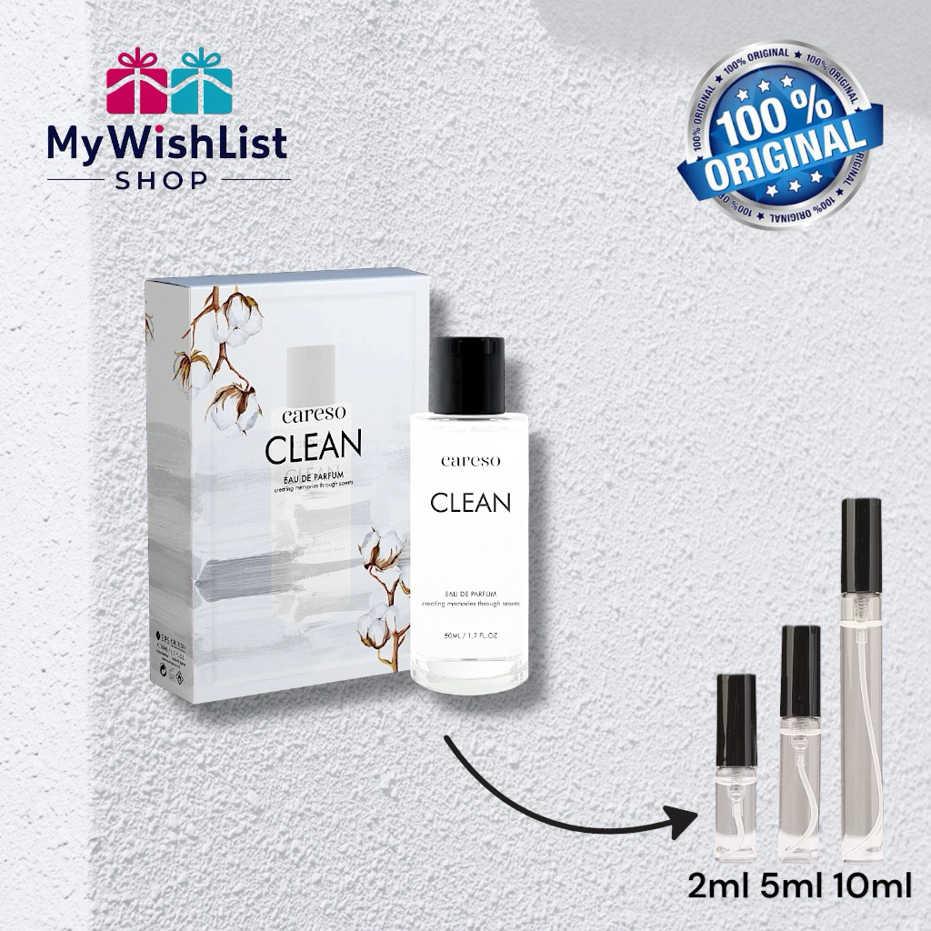 Jual DECANT PARFUM | CARESO - CLEAN EAU DE PARFUM | Shopee Indonesia