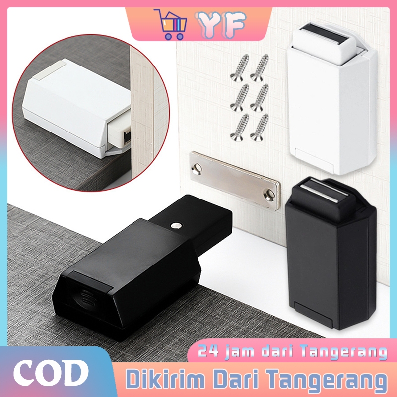Jual Cabinet Latch Push To Open Magnetic Penahan Pintu Lemari Damper ...