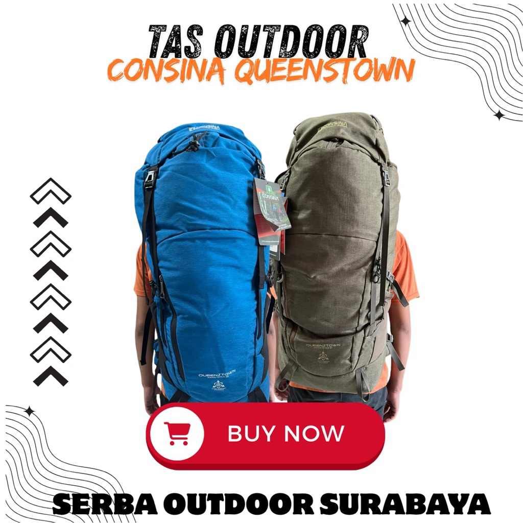 Jual Tas Ransel consina & queenstown Kapasitas 60L Camping Hiking ...