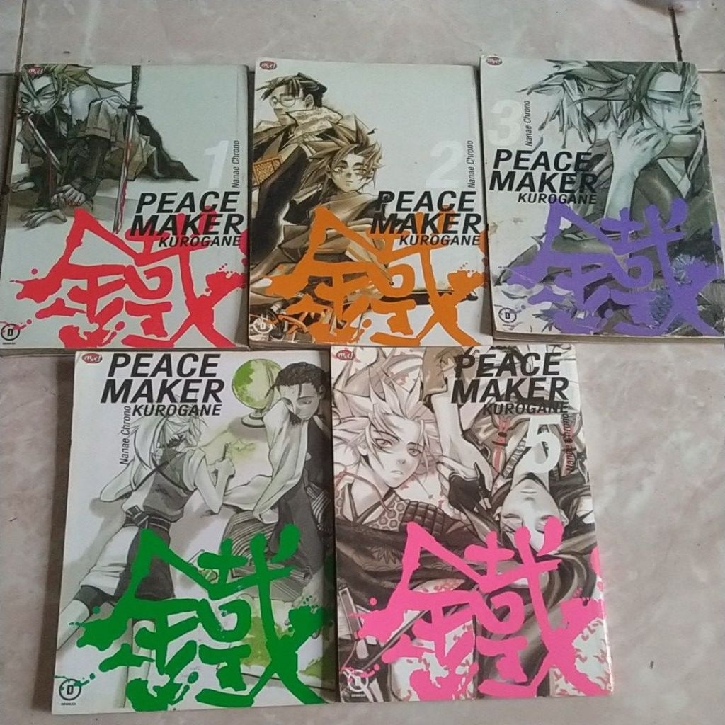 Jual Buku Komik Peace Maker Kurogane ( 1 - 5 Tamat ) | Shopee Indonesia