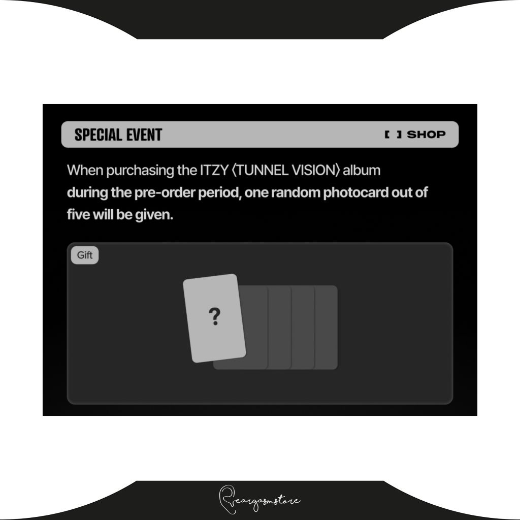 Jual ITZY - TUNNEL VISION (PHOTO PROJECTION VER) | Shopee Indonesia