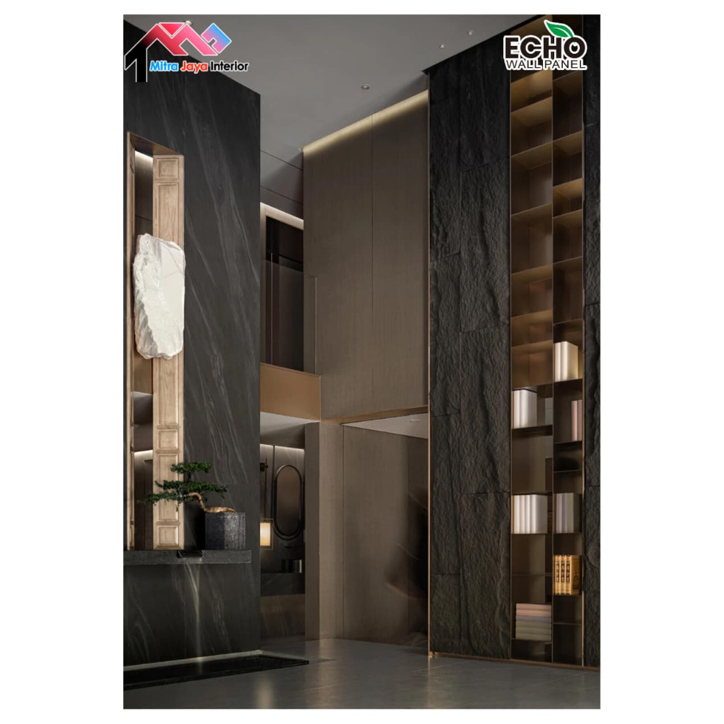 Jual PU Stone ECHO hiasan dinding indoor outdoor PVC motif batu alam ...
