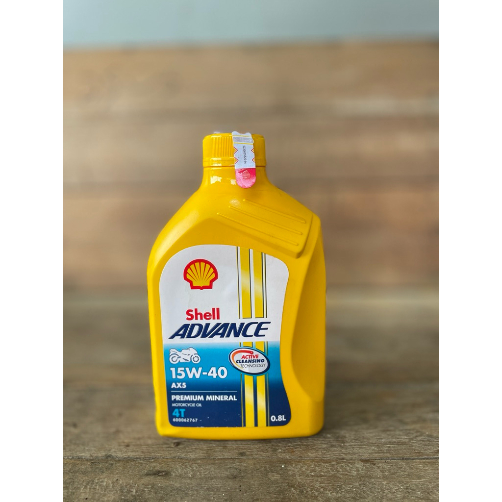 Jual oli shell advance 15w-40 AX5 0.8L | Shopee Indonesia