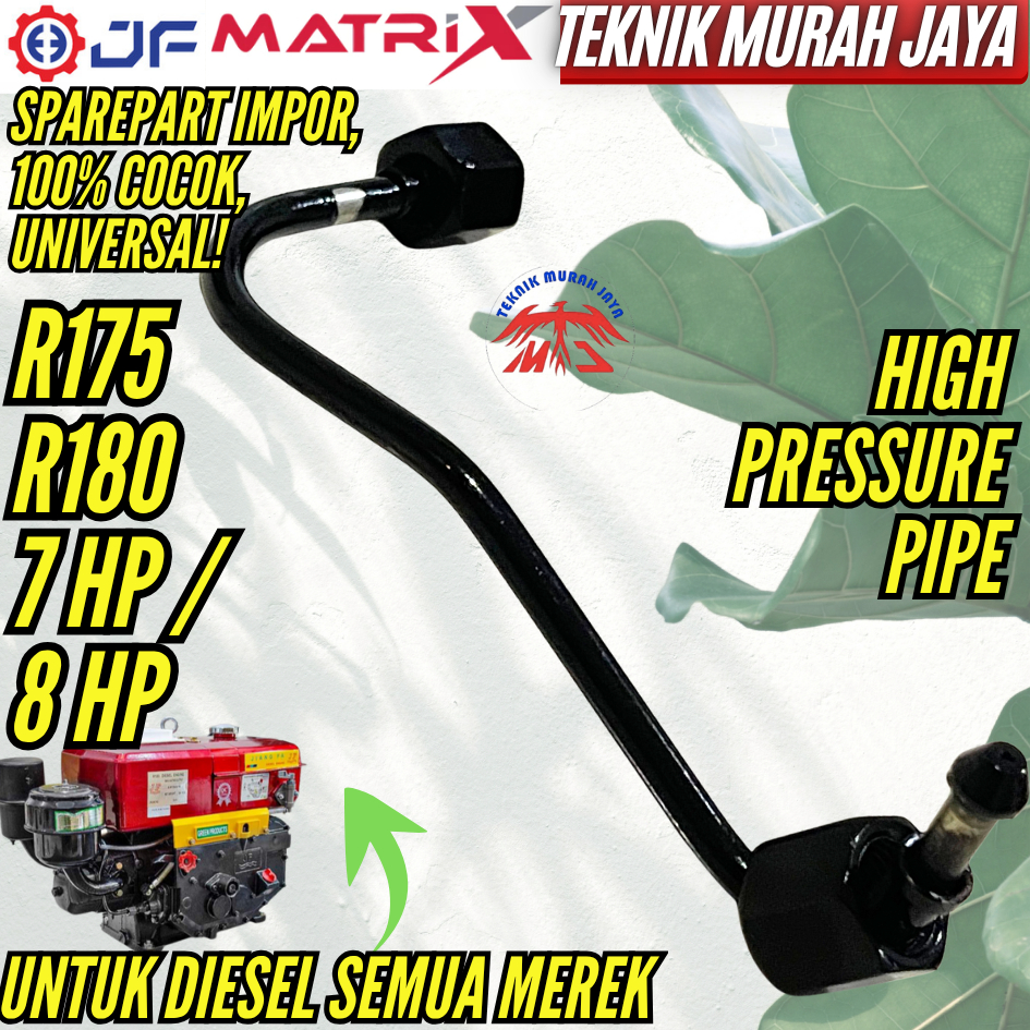 Jual JF High Pressure Pipe R175 R180 7 HP 8 HP PK SELANG PIPA Tekanan ...