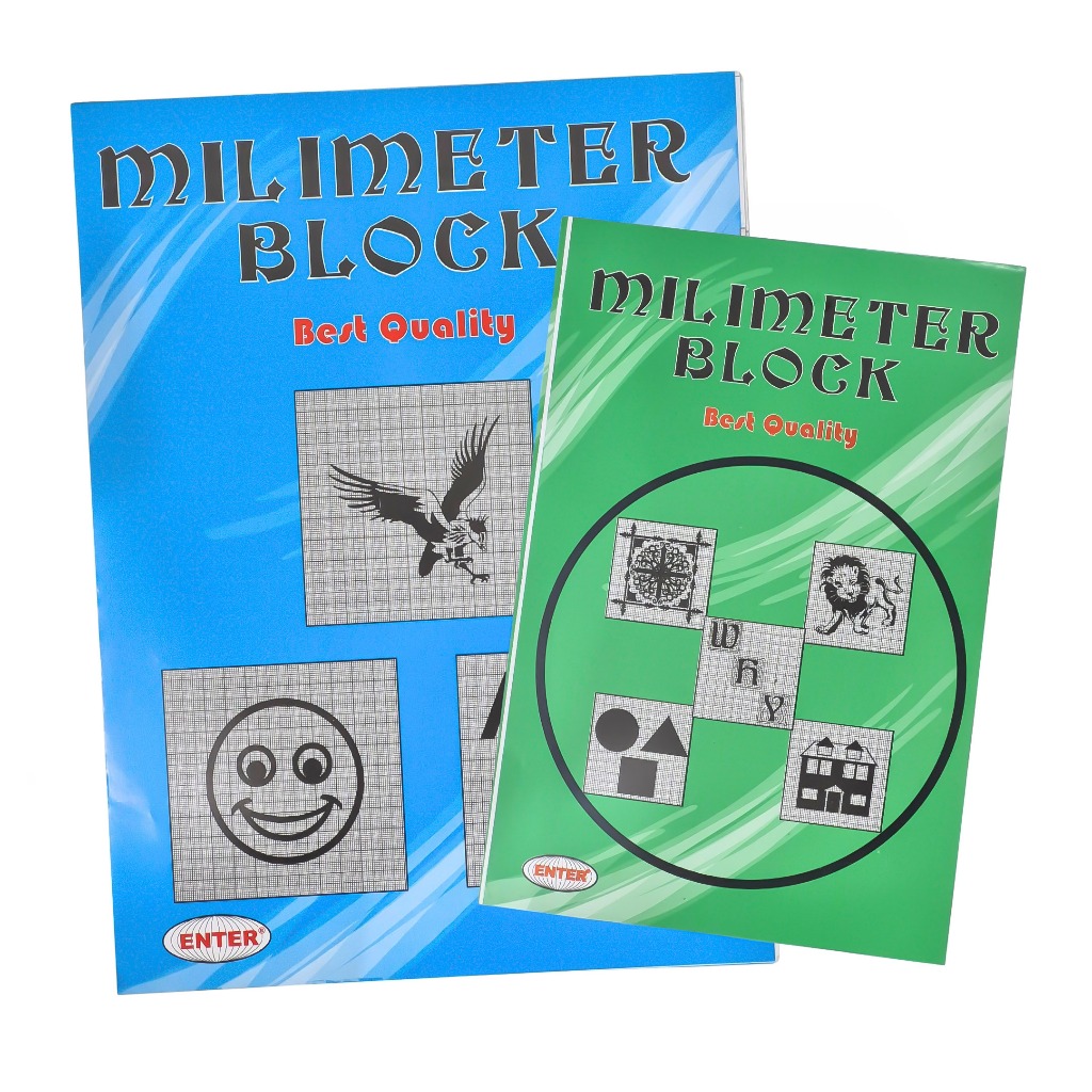 Jual Buku Milimeter Block Enter Folio - A3 | Shopee Indonesia