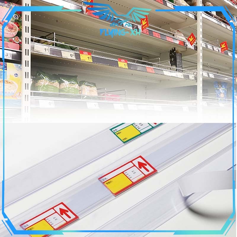 Jual Isi 10pcs Klip Label Harga 90cm Price Rail Rak Minimarket Label ...
