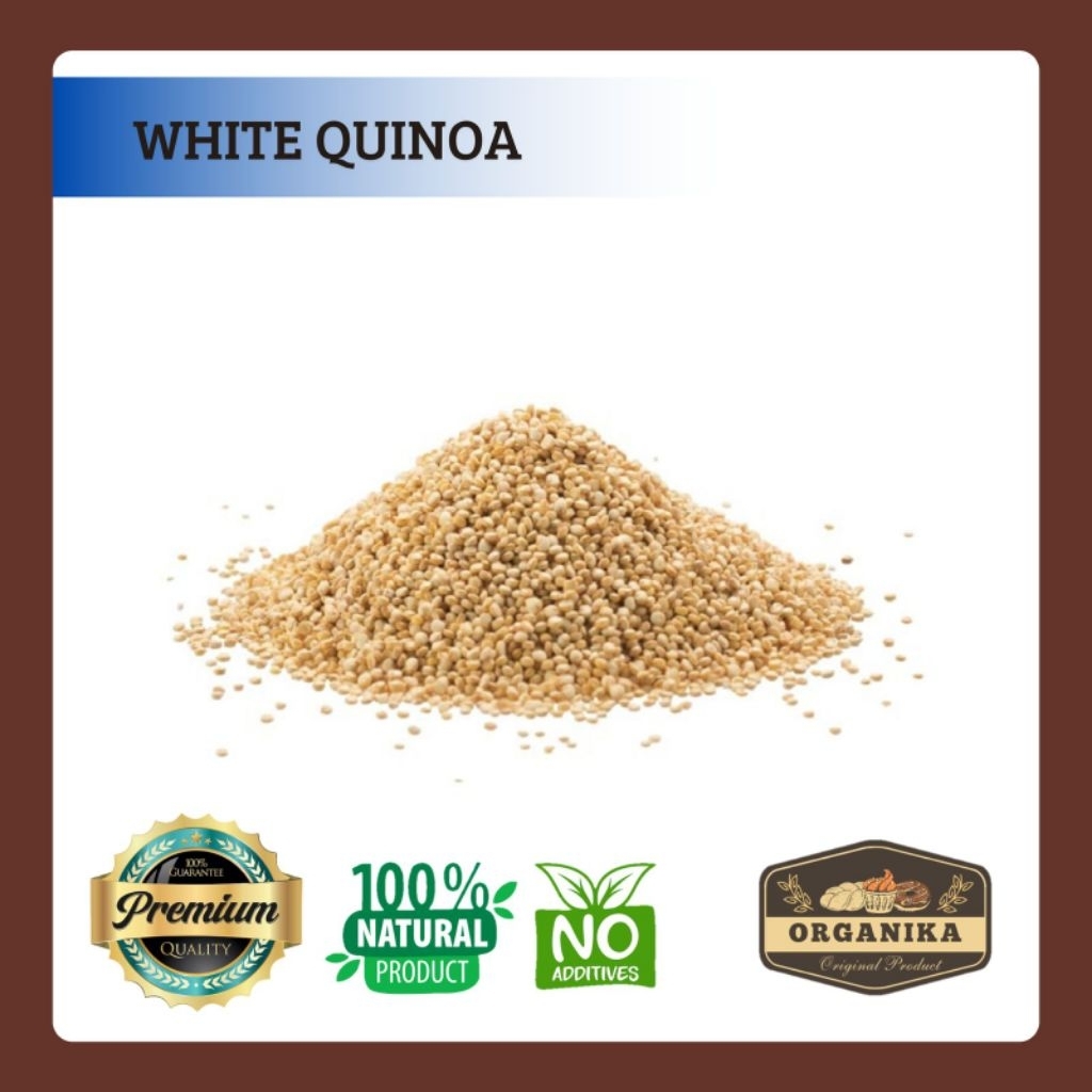 Jual White Quinoa 100gr / kinoa putih / organik quinoa putih | Shopee ...