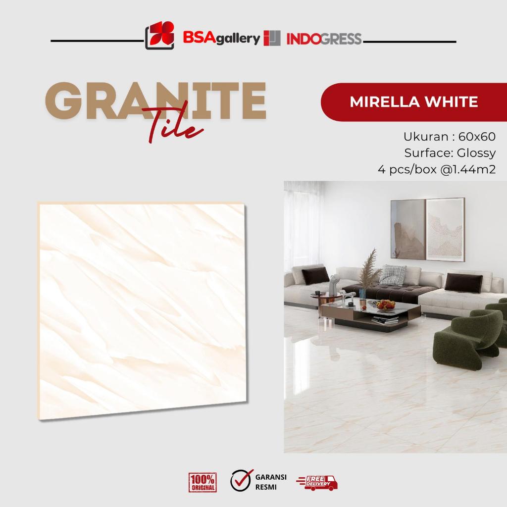 Jual GRANITE LANTAI DINDING PUTIH CORAK MARMER GLOSSY INDOGRESS 60X60 ...