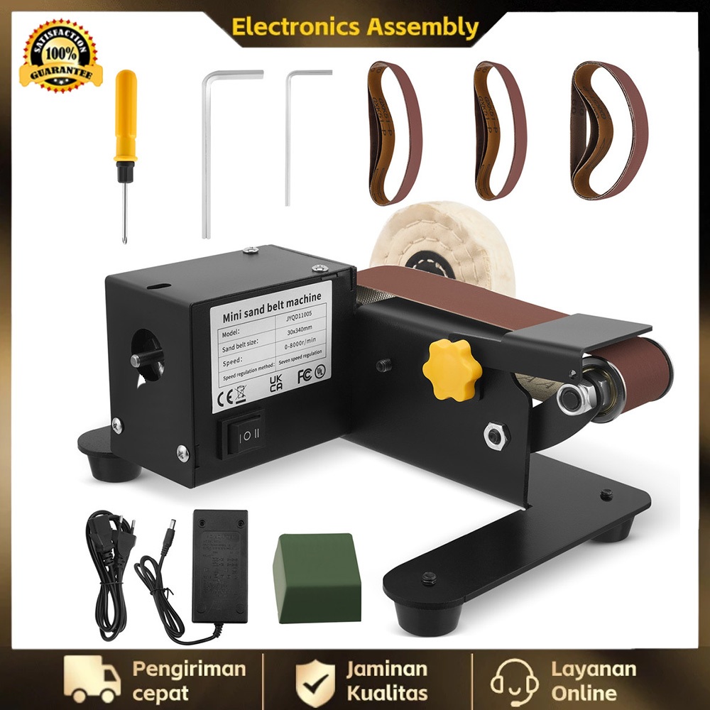 Jual COD/Dikirim Dari Lokal 2-in-1 Mesin Amplas Kayu Mini Belt Sander ...