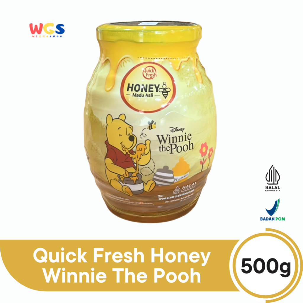Jual Quick Fresh Honey Winnie The Pooh 500g | Madu Asli Murni Premium ...