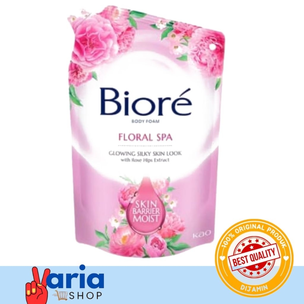 Jual Biore Body Foam Sabun Mandi Cair Floral Spa 800 ml | Shopee Indonesia