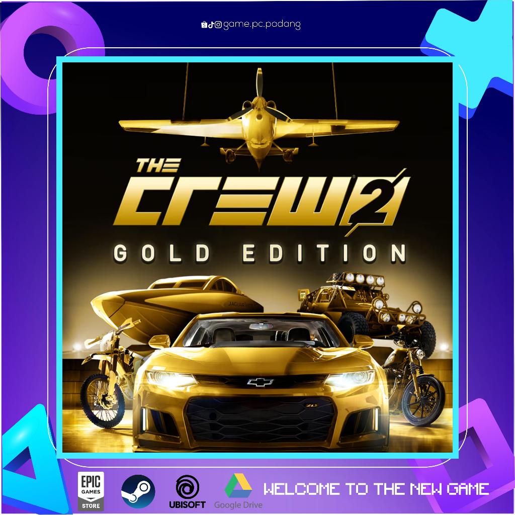 Jual The Crew 2 Game PC Laptop Terbaru / Game Balap PC The Crew Gold ...