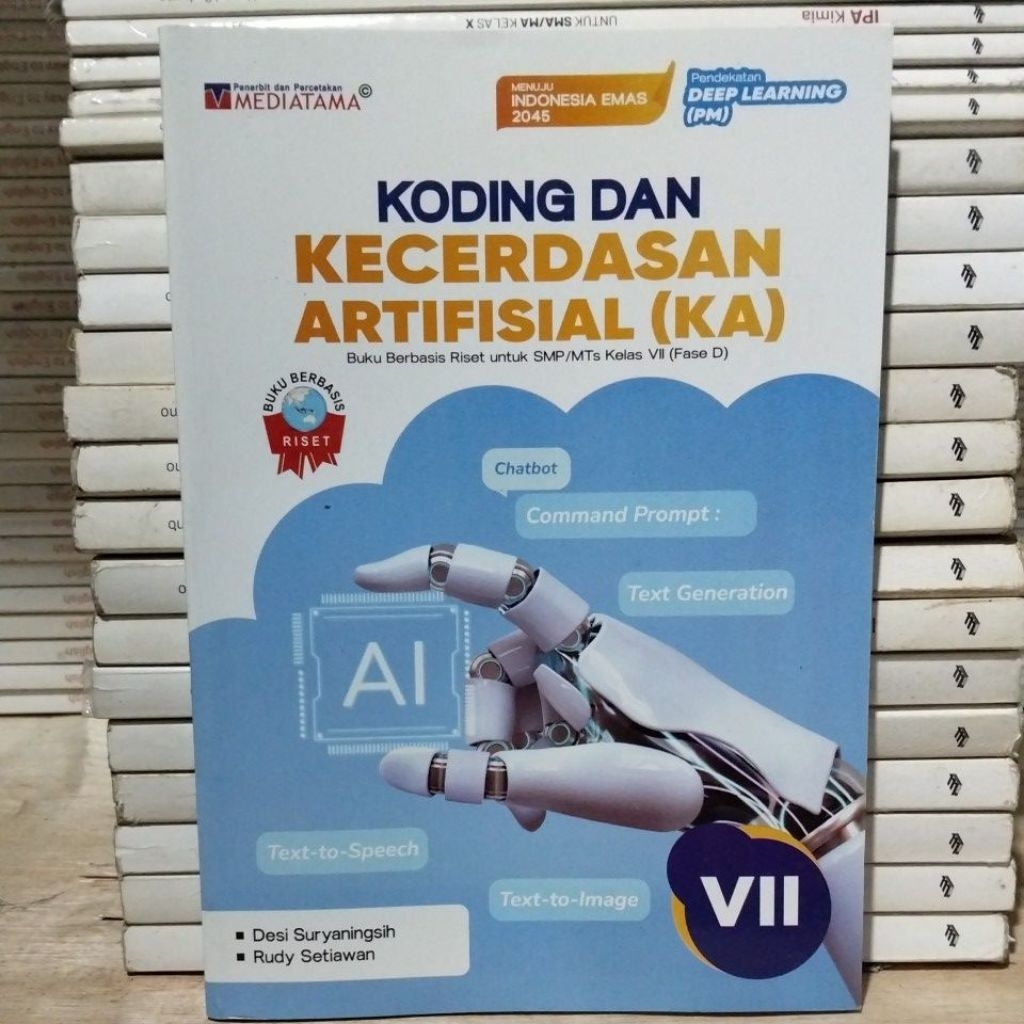 Jual koding dan kecerdasan artifisial(ka) kelas 1 smp (fase d) berbasis ...