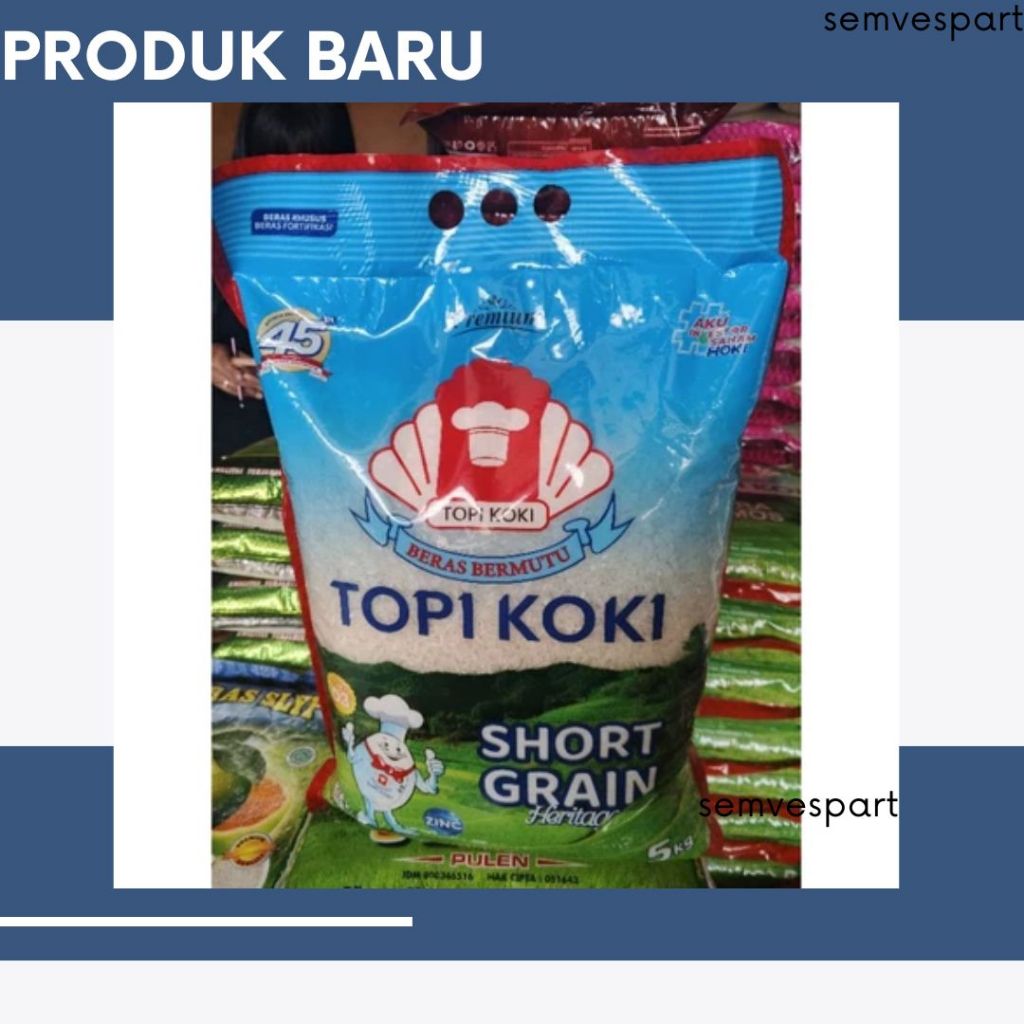 Jual Beras Topi Koki 5kg / Beras Topi Koki 5kg | Shopee Indonesia