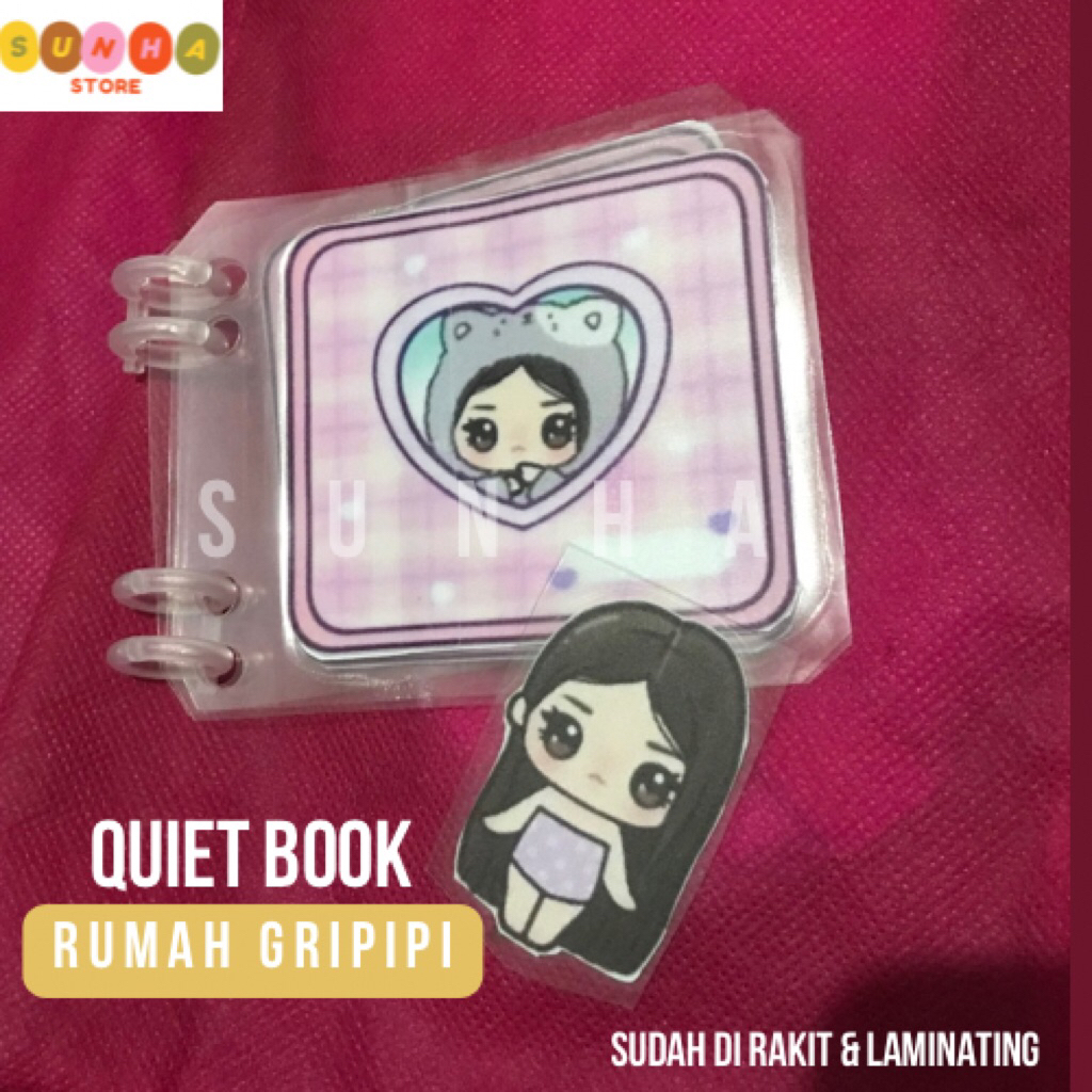 Jual Quiet Book Rumah Gripipi / paper doll book tumah gripipi | Shopee ...