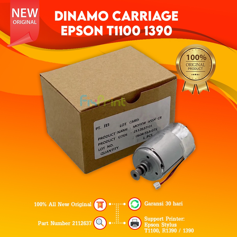 Jual Original Motor CR / PF Epson L1800 1390 R1390 Dinamo Carriage ...