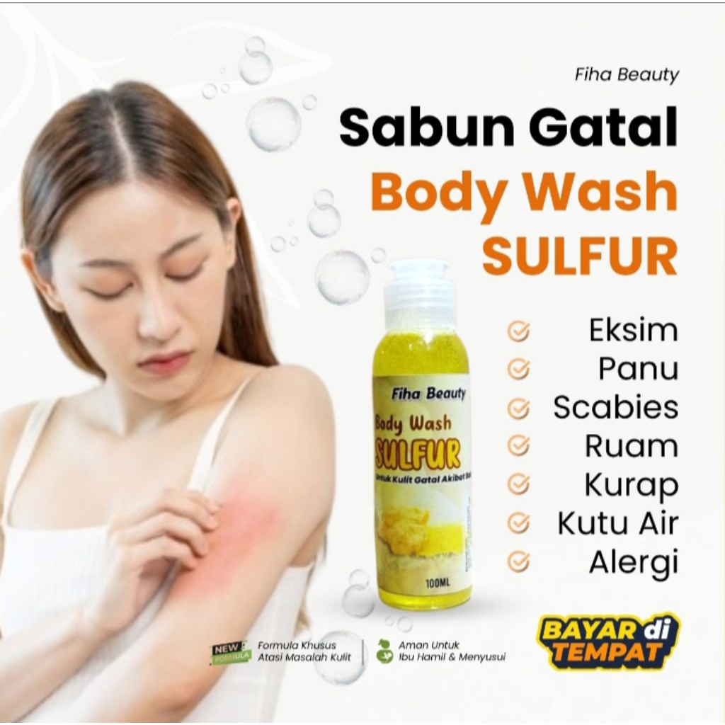 Jual Sabun Belerang ,Body Wash Sulfur | Atasi Panu, Eksim, Kurap ...