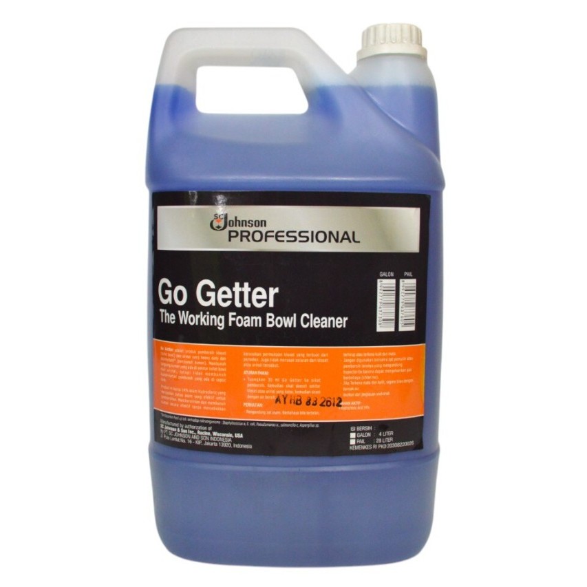 Jual (1CTN=6GLN) GO GETTER 4L PEMBERSIH TOILET - SC JOHNSON | Shopee ...
