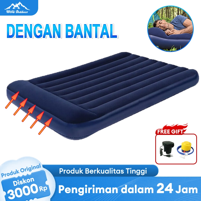 Jual WTHB Outdoor Kasur Angin Dengan pompa udara matras angin Termasuk ...
