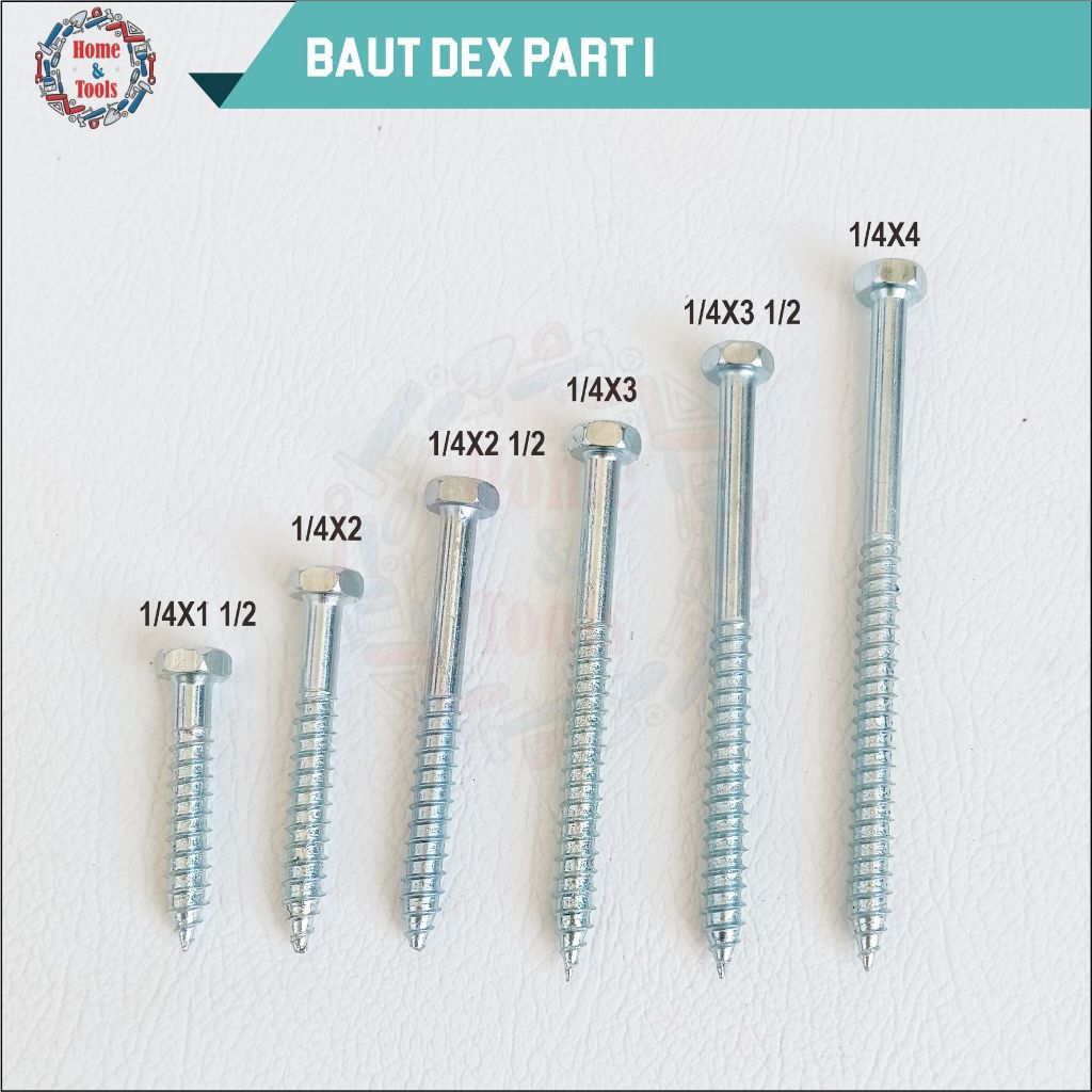 Jual BAUT DEX 1/4 / BAUT TEMBOK / SEKRUP FISHER / BAUT FISHER / BAUT ...