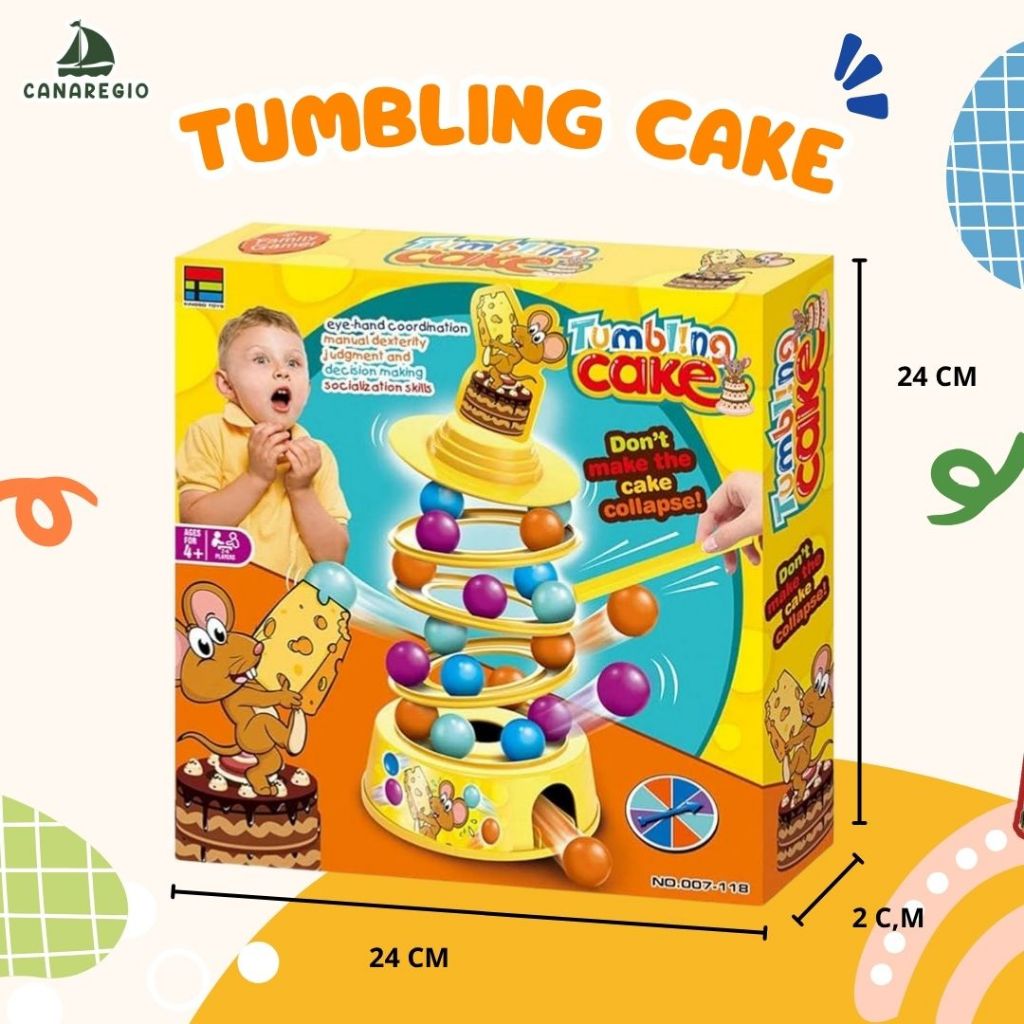 Jual Cake Tower Balance Game – Tantangan Susun Kue Super Seru! | Shopee ...