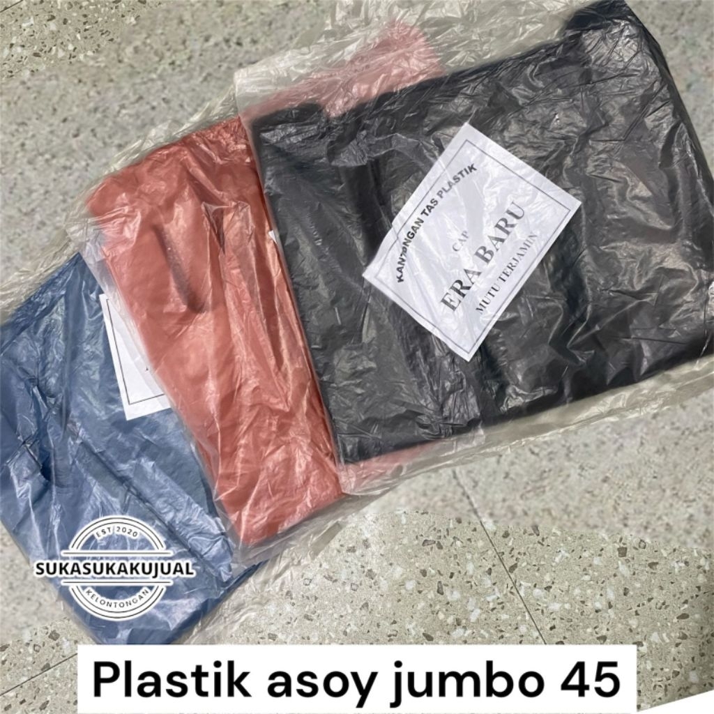 Jual Plastik Asoy jumbo ukuran 45 1kg ERA BARU | Shopee Indonesia