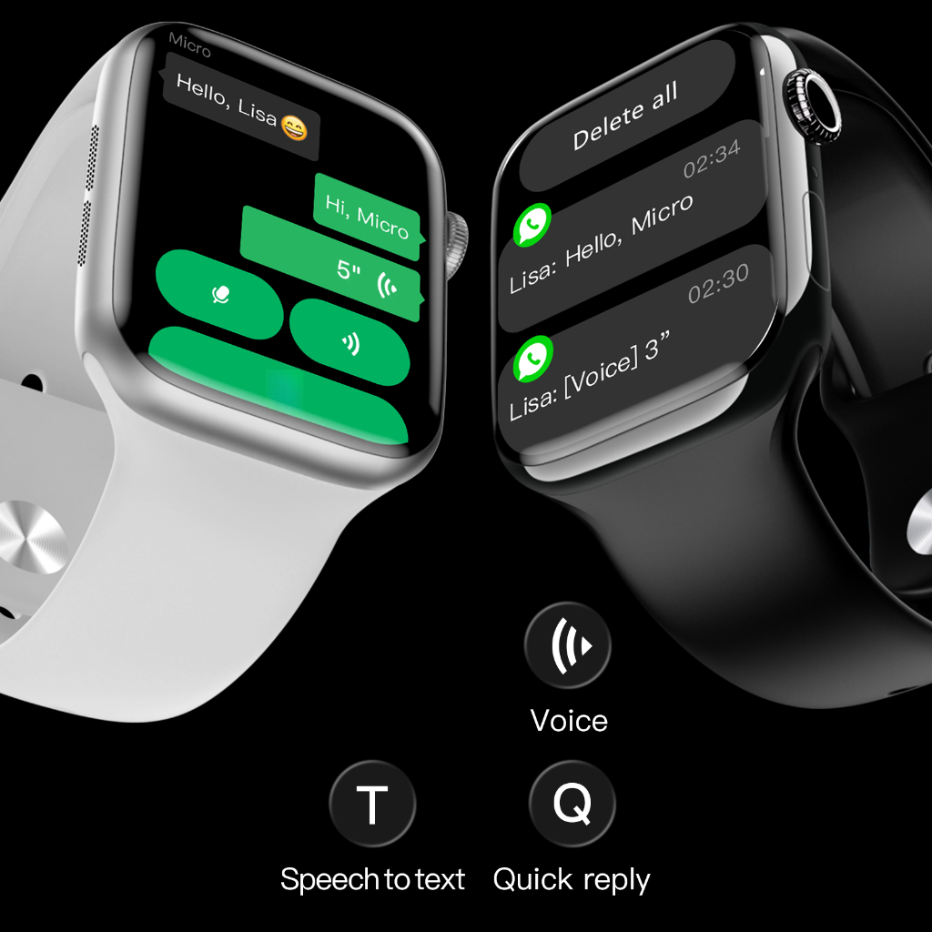 Jual KIRO WATCH S11 Pro Smartwatch Kompatibel dengan WhatsApp Chat ...