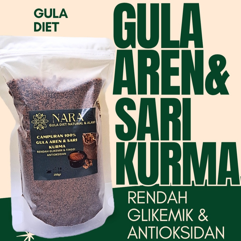 Jual Gula aren dan sari kurma 250gr - Gula semut dan sari kurma| Gula ...